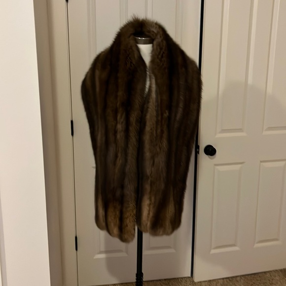 Source Unknown | Accessories | Beautiful Russian Sable Shawl Scarf ...